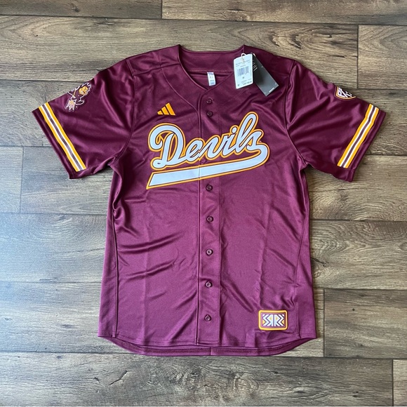 adidas | Shirts | Adidas Mens Arizona State Sun Devils Reverse Retro ...